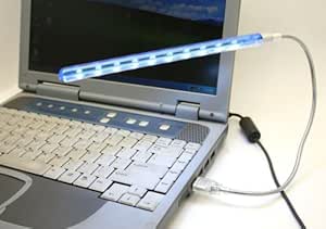 USB 10 Flexible LED Light Lamp for PC Notebook Lap top: Amazon.co.uk ...