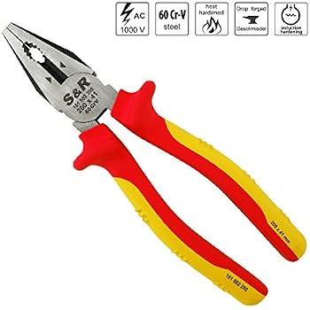 Stanley VDE Comb Plier 160MM 0 84 000: Amazon.co.uk: DIY & Tools