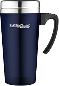 Thermos ThermoCafé Translucent Travel Mug, Blue, 420 ml: Amazon.co.uk ...