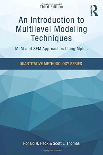 [PDF] An Introduction to Multilevel Modeling Techniques: MLM and SEM ...