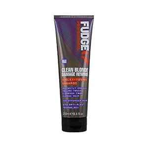 Fudge Professional Purple Toning Shampoo, Clean Blonde Damage Rewind ...