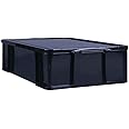 Really Useful Plastic Storage Box 84 Litre Recycled Solid Black : Amazon.co.uk: Home & Kitchen