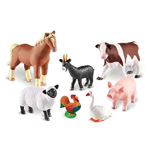 Learning Resources Jumbo Farm Animals: Amazon.co.uk: Toys & Games