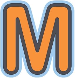 Bebemon Capital Letter M (Orange): Amazon.co.uk: Baby