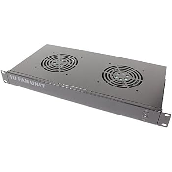 Fan Tray 1U 19 Inch Rack Mount Data Cabinet 2 Way Cooling: Amazon.co.uk ...