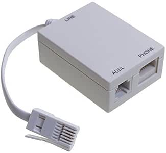 ADSL Broadband Micro Filter for BT / SKY / TALK TALK Telephone Phone ...
