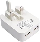 ThinPlug Folding UK Plug to Fig. 8 Mains Power Lead: Amazon.co.uk ...