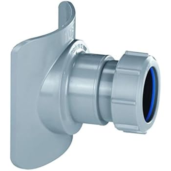 Mechanical Soil Pipe Boss Connector 1 1/2" Grey: Amazon.co.uk: DIY & Tools