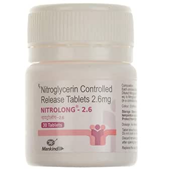 Nitrolong - 2. 6 - Bottle of 30 Tablets : Amazon.in: Health & Personal Care