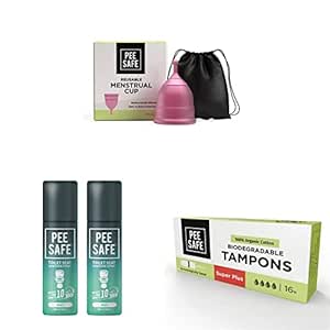 Buy Pee Safe Menstrual Cups For Women & & PEESAFE Toilet Seat Sanitizer ...