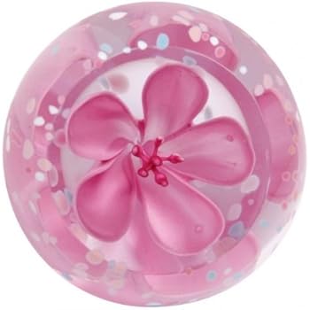 Caithness Glass Piece Crystal Rose Blossom Paperweight, Pink: Amazon.co ...