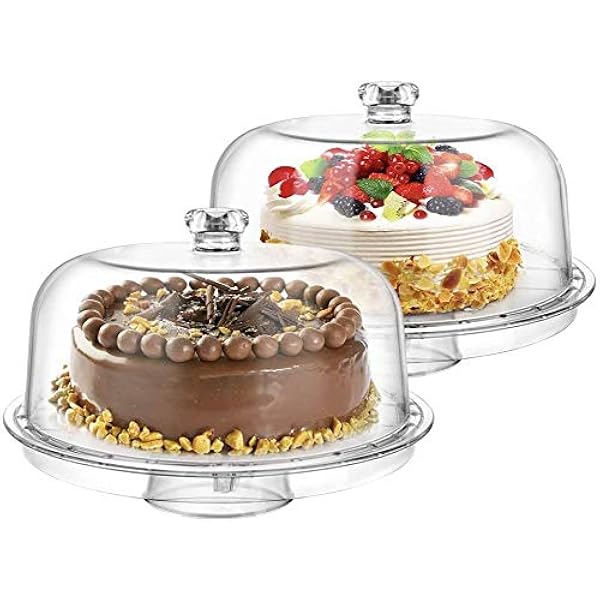 White Tray Plastic Birthday Cake Table Rotating Icing