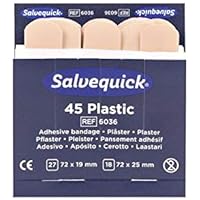 SALVEQUICK Pflasterstrips wasserfest Refill 6036 45 St : Amazon.de ...