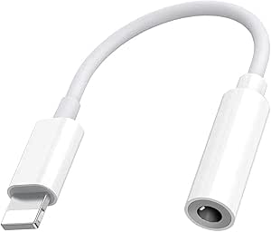 Headphone Jack Adapter for iPhone [Apple MFi Certified] Lightning to 3 ...