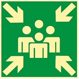 Rettungszeichen - Rettungsschild - Sammelstelle - Sammelplatz ...