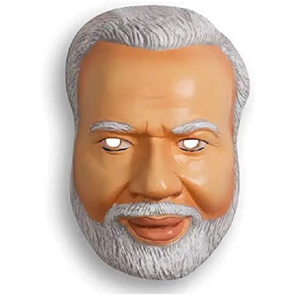 Voldemort Mask Old Bald Man Mask With Neckline, Realistic Human Head ...