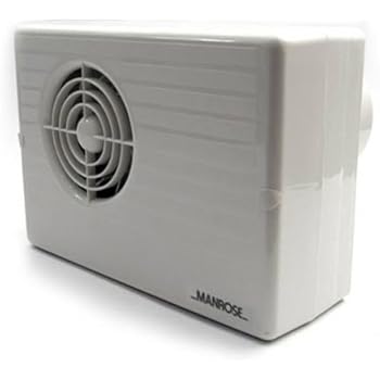 Manrose CF100T Centrifugal Bathroom / Toilet Extractor Fan with Timer ...