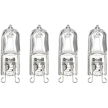 DIALL G9 30W HALOGEN CAPSULE LIGHT BULB, PACK OF 4: Amazon.co.uk: Lighting