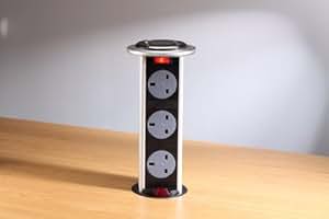Powerdock Worktop Pull Up Power Sockets: Amazon.co.uk: Kitchen & Home