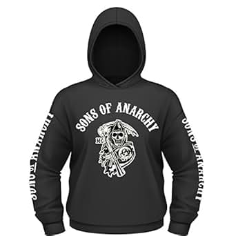 Sons Of Anarchy Patch Hoodie (S - 3XL) REDWOOD ORIGINAL MEN OF MAYHEM ...