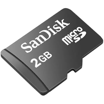 Sandisk 2 GB microSD 2GB MicroSD Class 2 memory card - memory cards (MicroSD, Black, Class 2 ...
