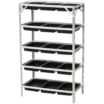 5 Tier Greenhouse Staging Seed Trays Frame: Amazon.co.uk: Garden & Outdoors