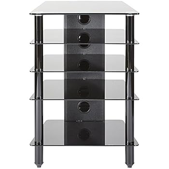 Gecko Tower TOW500 5 Shelf Wood Hi-Fi Stand: Amazon.co.uk: TV