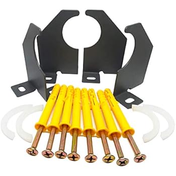 Designer Vertical Column Single Arm Universal Radiator Wall Mount ...