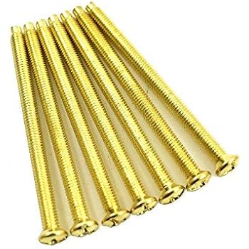 20 Extra Long Brass Socket Screws Electrical M3.5x50mm: Amazon.co.uk ...