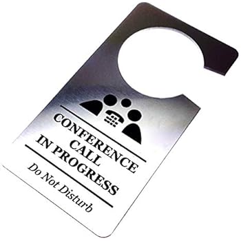 OriginDesigned Conference Call Meeting in Progress Do Not Disturb Room ...