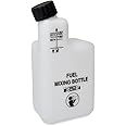 2 Stroke Oil Fuel Petrol Mixing Bottle for Strimmer or Chainsaw 25:1 40 ...