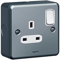 LEGRAND Double Pole Socket Outlet Synergy, Gang Switched,, 44% OFF