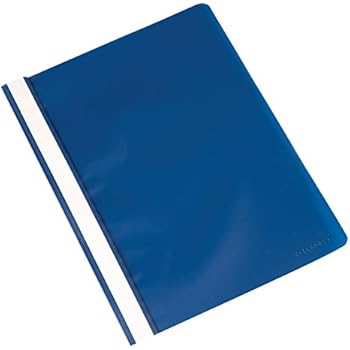 Durable PP Economy Clear View Folders - Dark Blue (Pack of 25): Amazon ...