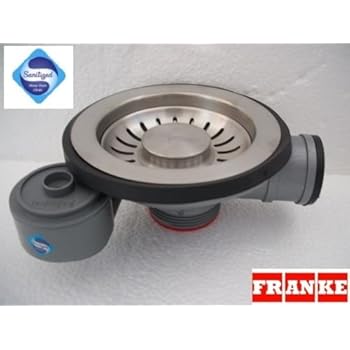 Franke 90mm Polished Stainless Steel Basket Strainer Waste With ...