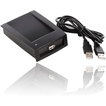 Neuftech ID Card Reader USB 125KHZ RFID EM4100 / TK4100 Contactless ...