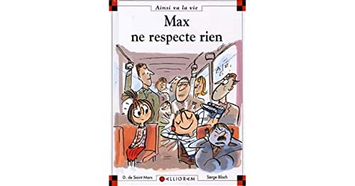 Amazon.fr - Max ne respecte rien - tome 77 (77) - Saint-Mars, Dominique ...