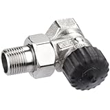 TA Heimeier Thermostat Unterteil V-exakt II rotguss vernickelt, Eck 1/2 ...