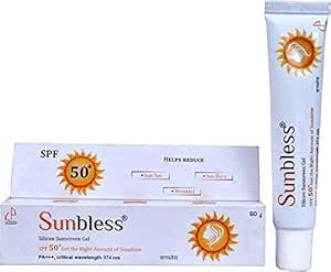 LA PRISTINE Sunbless SPF 50 Silicone Sunscreen Gel, 60 g : Amazon.in ...