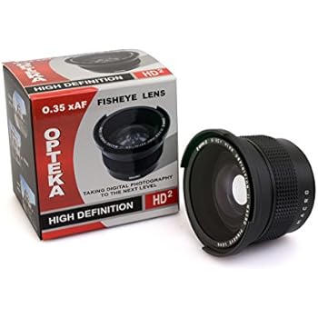 Opteka .35x HD² Super Grand Angle Macro Objectif Hypergone "Fisheye ...