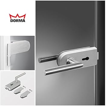 DORMA Studio Rondo Glastürbeschlag "PZSS" Set UV matt + 2-tlg. Bänder ...