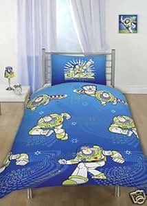 OFFICIAL new BUZZ LIGHTYEAR DUVET COVER Bedding SET Single: Amazon.co ...