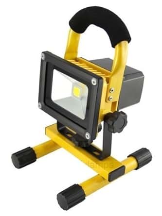 10W Portable LED Work Light Cordless Rechargeable IP65 12v LED Light ...