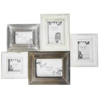 Shabby Chic Woodland Multi Photo Frame ~ Wooden Collage Picture Frame ...
