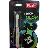 FLAIR GLOW (Glows In The Dark) Waterproof Gel Pen 0.7mm Tip-Pack of 20 ...