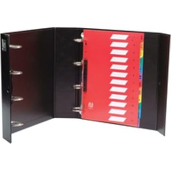 AK03503 BDS Arianex Double 4-Ring Binder Black IN40D: Amazon.co.uk ...