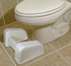 RE-LAX TOILET FOOT REST ENCOURAGES SQUATTING POSTURE FOR EASIER AND ...