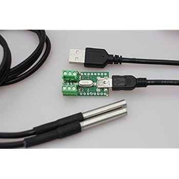 USB temperature sensor interface for DS18B20 incl. 5: Amazon.co.uk ...
