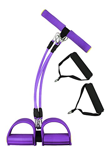 Fitness Bauchtrainer Bodybuilding Pedal Zugseil Körper Trimmer Übung Fußpedal Elastische Zugseil ...