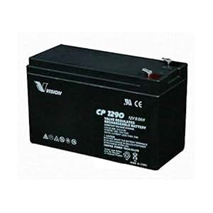 Vision CP1290 12 volt replacement batteries: Amazon.co.uk: Electronics