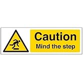 DOITOOL 6PCS do not Step on Stickers Caution Sign Stickers Back self ...